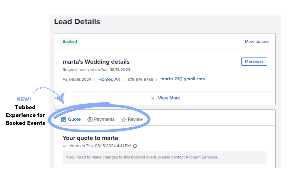 Product Update: Lead Details & Lead Response